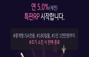 KB증권, 세전 연 5% '중개형 ISA 전용 특판RP' 판매 실시